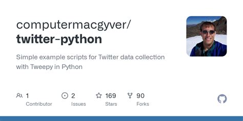 Github Computermacgyvertwitter Python Simple Example Scripts For Twitter Data Collection