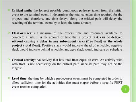 Project Management Using Pert Ppt