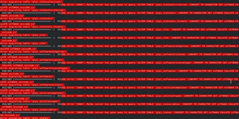 Gpli 10 Beta Sql Error While Migrating Utf8mb4 · Issue 10175 · Glpi Projectglpi · Github