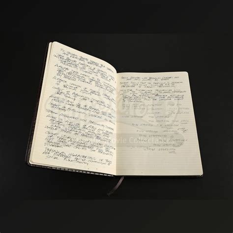 Hannibal Lecters Mads Mikkelsen Notebook Set With Handwritten Notes Hannibal 2013 2015