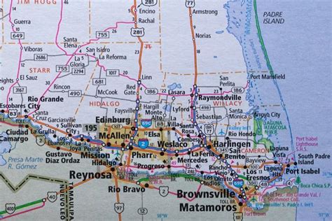 Map Of Texas Border Towns