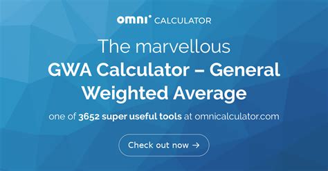 GWA Calculator General Weighted Average