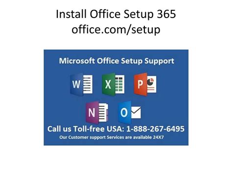 PPT Install Office Setup Office Com Setup PowerPoint Presentation ID