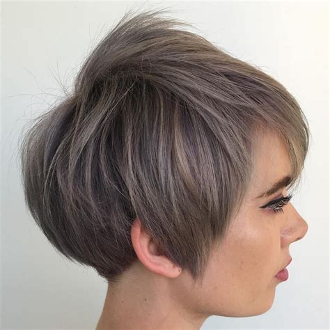 Short Brown Pixie Haircuts