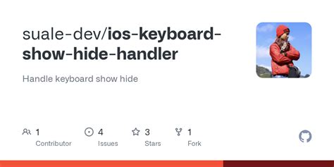 Github Suale Devios Keyboard Show Hide Handler Handle Keyboard Show