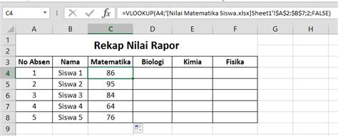 Tutorial VLookUp Excel Untuk Pemula