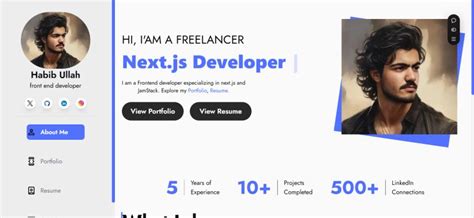 habib ullah on linkedin portfolio webdevelopment journey nextjs