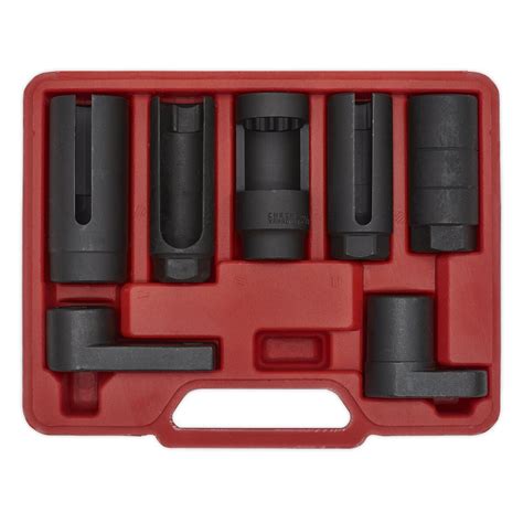 Oxygen Sensor Socket Set 7pc 38 And 12sq Drive Building Materials