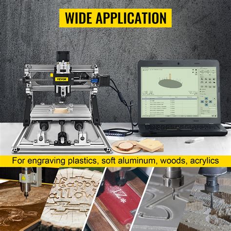 Vevor Cnc Router Machine Cnc 1610 3 Axis Grbl Control With Er11 And 5mm Extension Rod For