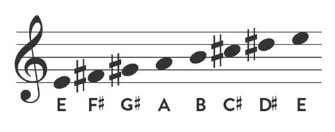 E Key Signature Key Signatures Clairnote Sn Music Notation