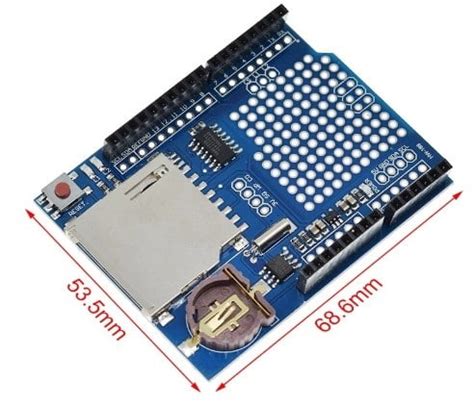Data Loger Za Arduino UNO SD CARD Module Shield V Elektro Modul Srbija