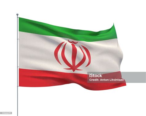 세계의 깃발을 흔들 이란의 국기 흰색 배경 3d 그림에서 격리되었습니다 0명에 대한 스톡 사진 및 기타 이미지 0명 국가 관광명소 국가 지리적 지역 Istock