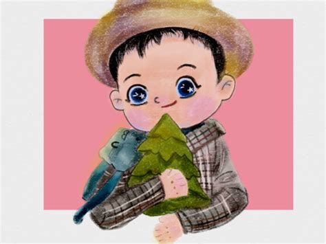 馒头仔小可爱 陌陌和恩恩 站酷ZCOOL