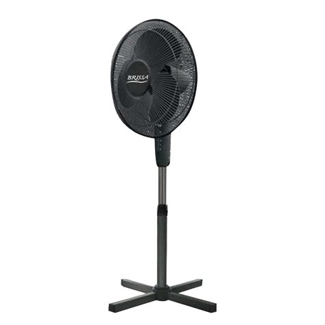 Ventilador Pedestal Brissa 16″ Color Negro Comercial Emanuel