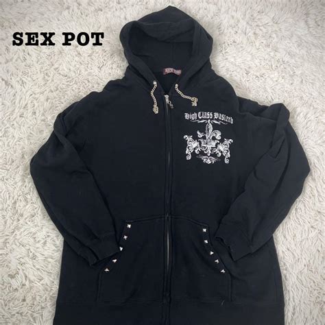 Sex Pot Revenge Osaka パーカー ドクロ チェーン By メルカリ