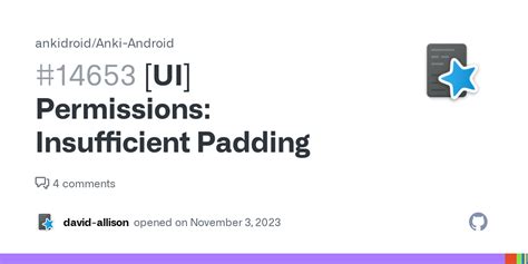 UI Permissions Insufficient Padding Issue 14653 Ankidroid Anki