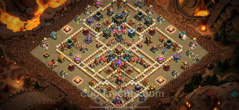 Melhor Layout Para Guerra Cv17 Com Link Anti Tudo Coc Clash Of Clans