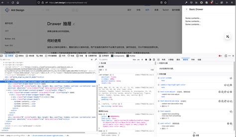 Antd最新版本组件drawer缺失样式ant Drawer Open · Issue 36757 · Ant Designant Design · Github