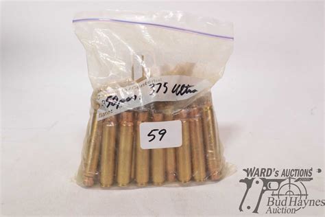 50 Count Bag Of 375 Ultra Unprimed Brass Wards Auctions