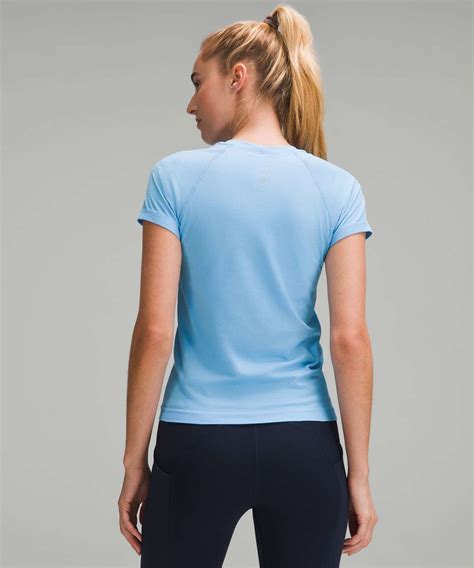 Lululemon Swiftly Tech Short Sleeve Shirt 20 Race Length Aero Blue