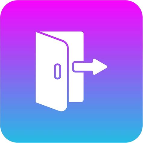 로그아웃 아이콘 프리미엄 벡터