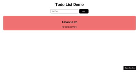 React Codesandbox React Codesandbox