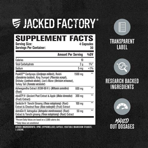 Jacked Factory No Xt Nitric Oxide Supplement 90 Philippines Ubuy