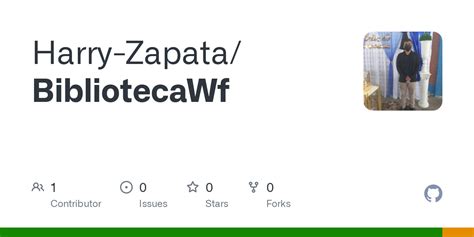 Github Harry Zapata Bibliotecawf