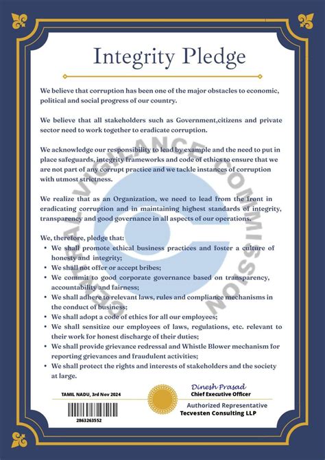 Tecvesten Consulting On Linkedin Tecvesten Vigilanceawarenessweek Centralvigilancecommission