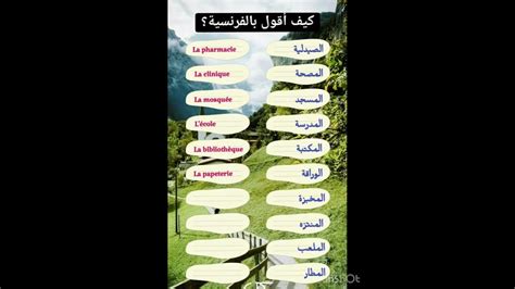 كيف نقول بالفرنسية 🤗 Apprendrelefrançais Youtube