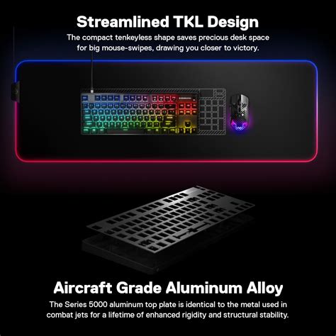 Steelseries Apex 9 Tkl Optical Gaming Keyboard คีบอร์ดเกมมิ่ง ออปติคอล Ten Key Less ไฟ Rgb ปุ่ม