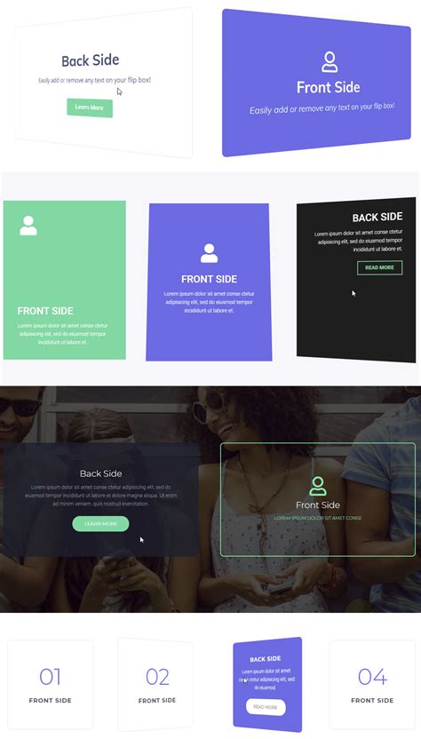 Flip Box 3d Animated Box Official Elementor Addons Plugins And Widgets