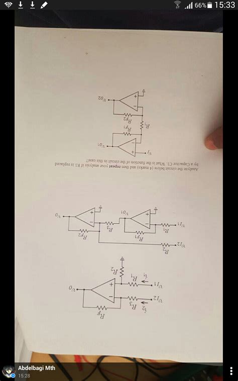 Solved Consider The Amplifier Circuit Shown Below Using A