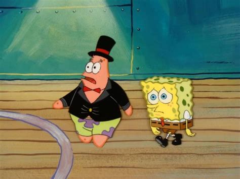 Orig Spongebob Animation Cel And Background Patrick Party