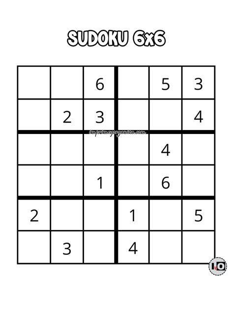 Sudokus Fáciles De 6x6 Para Imprimir En Pdf [gratis]