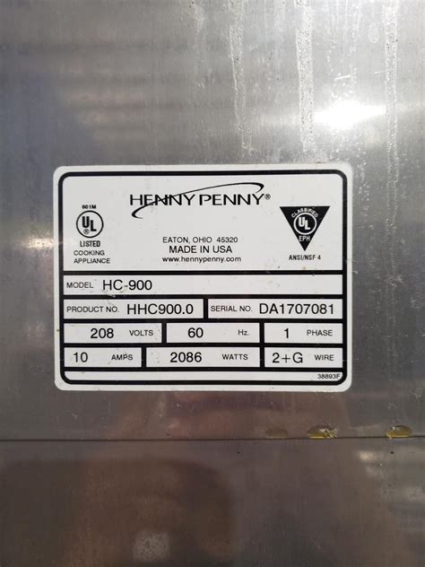 Henny Penny Hc Heated Holding Food Warmer Transport Cabinet Vision Equipment