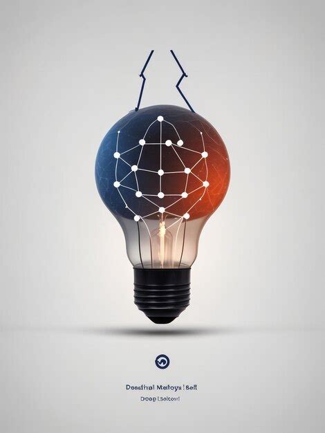 Premium Ai Image A Minimalist Logo Bulb Data Science And Deep