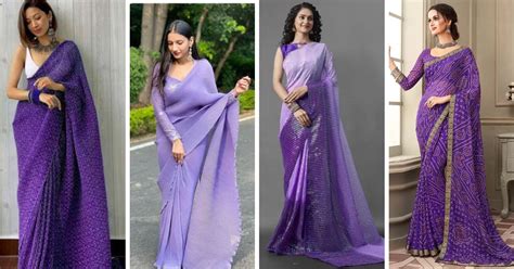 Best 13 Purple Saree Designs To Elevate Your Wardrobe