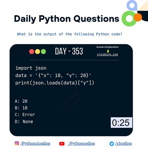 Python Coding Challenge Day 353 What Is The Output Of The Following Python Coding