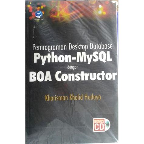 Jual Buku Pemrograman Desktop Database Python Mysql Dengan Boa