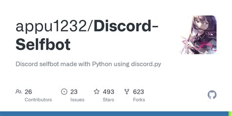github appu1232 discord selfbot discord selfbot made with python using discord py