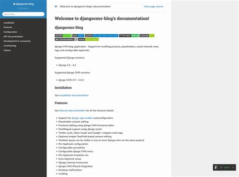Djangocms Blog By Nephila A Django Template Built At Lightspeed