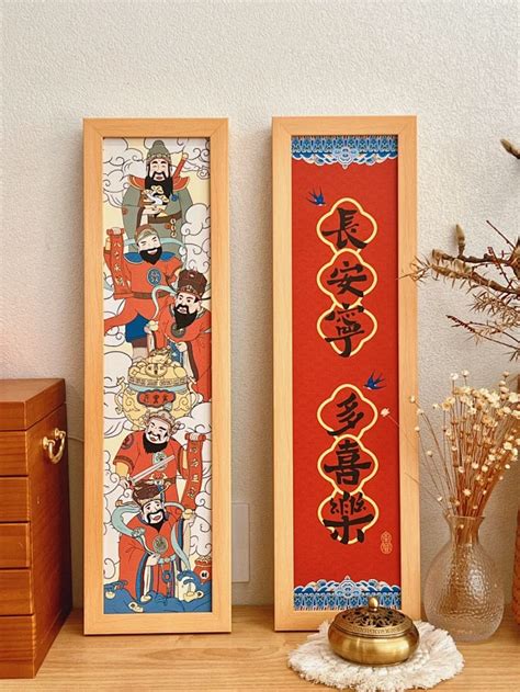 新年挂画｜绝了！不用打墙的挂画这么好看！ 小红书 花瓣网