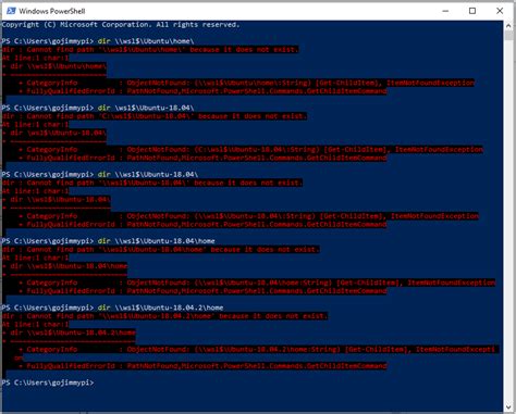 Wsl Not Reachable Name For The Networkservice Is Invalid · Issue