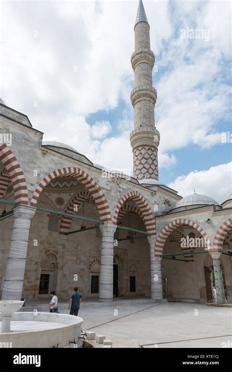 June 30 2013 Edirne Turkey The Three Serefeli Mosque Turkish Uc