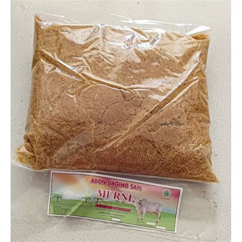 Jual Abon Sapi Merek Murni Kemasan 1kg Shopee Indonesia