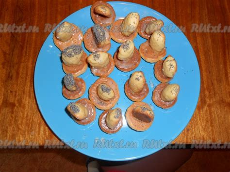 Печенье Грибочки 9 фото в рецепте