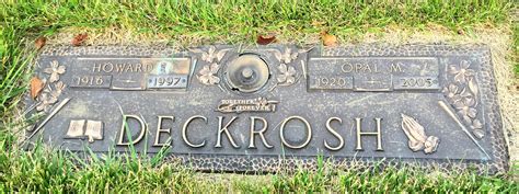 Opal Marie Gebhart Deckrosh 1920 2005 Find A Grave Memorial