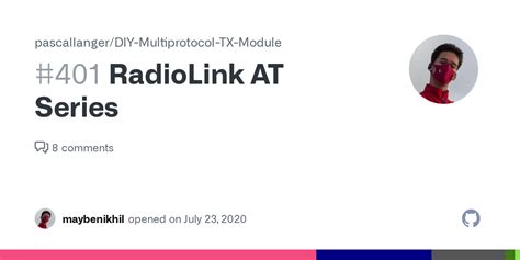 Radiolink At Series · Issue 401 · Pascallangerdiy Multiprotocol Tx Module · Github