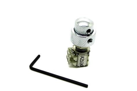 Dual Concentric Potentiometer 250k Logarithmic With Chrome Reverb